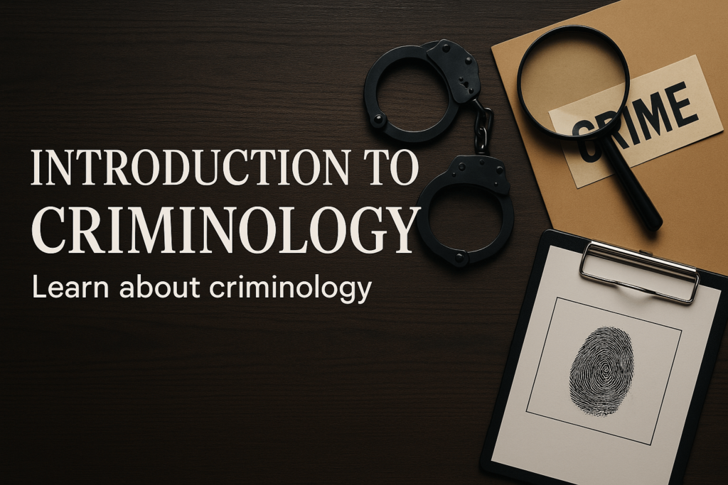 Introduction to Criminology | Learn about criminology - CrimPsy