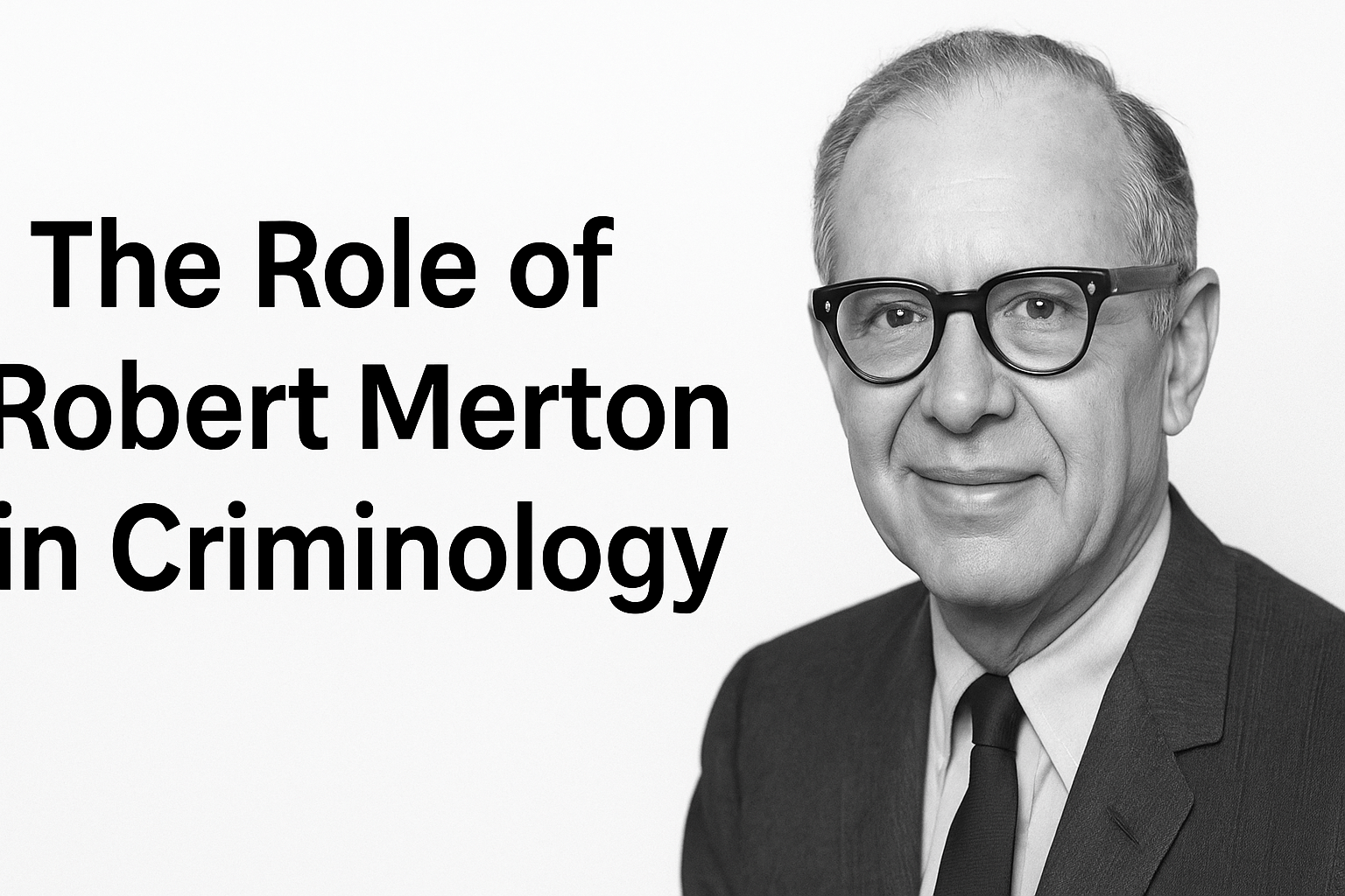 The Role of Robert Merton in Criminology: Strain Theory - CrimPsy
