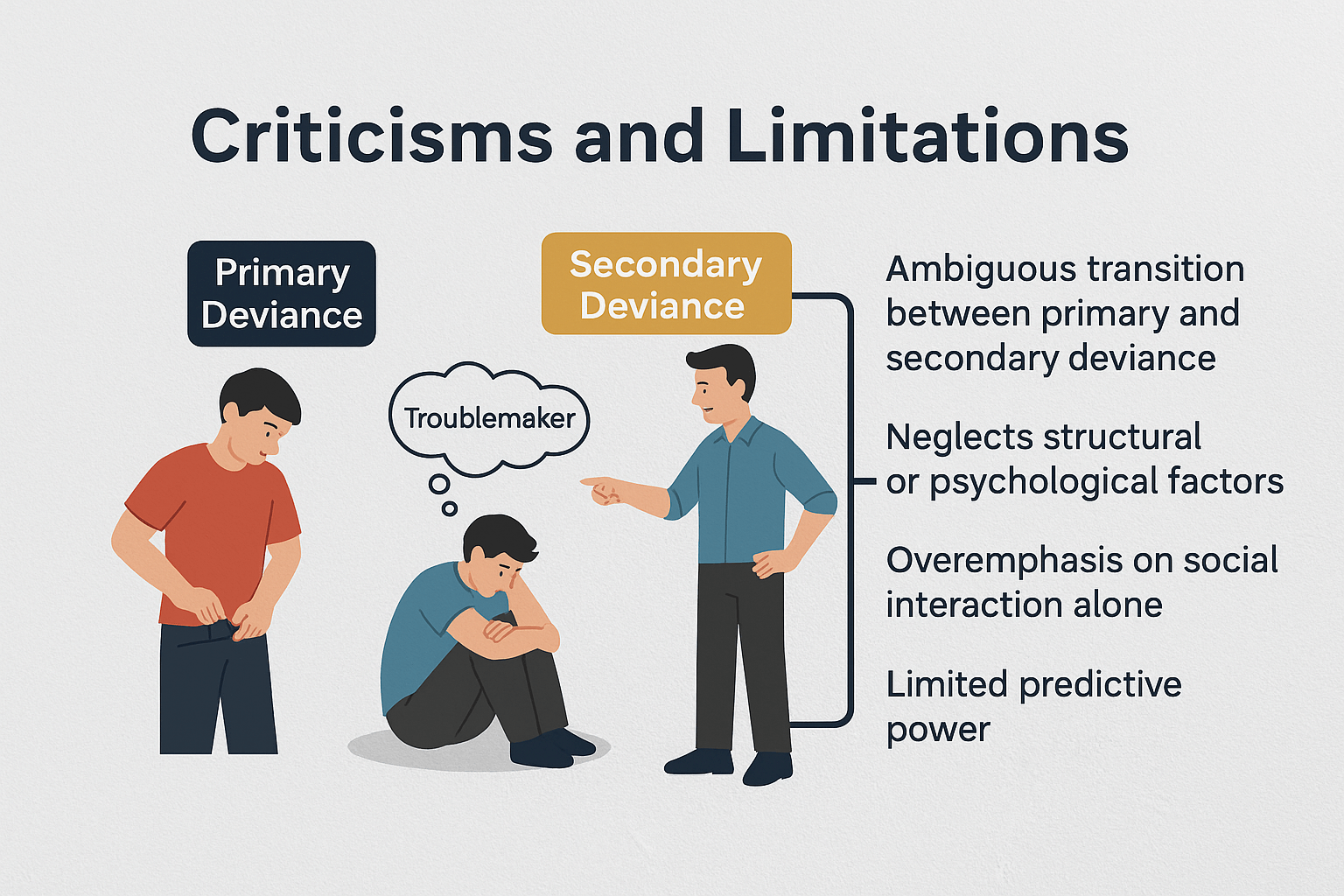 The Theory of Primary and Secondary Deviance in Criminology - CrimPsy