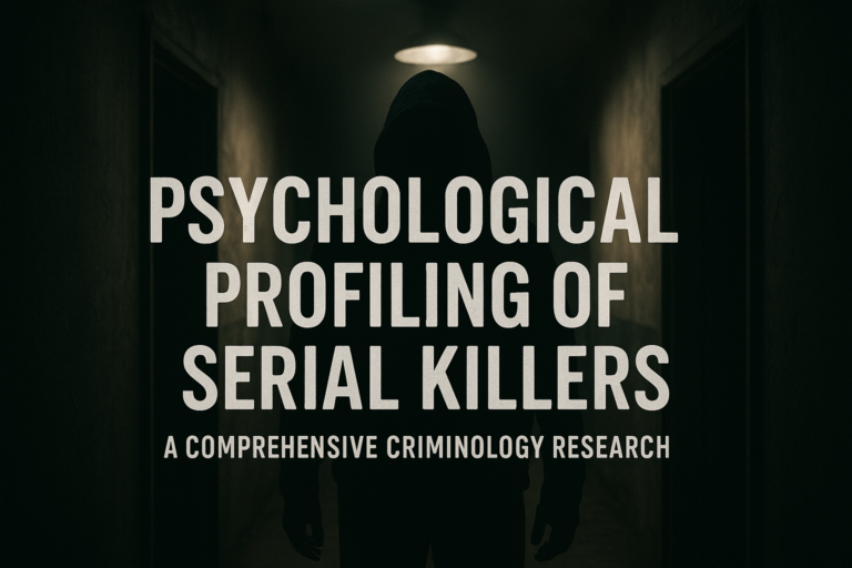 The Psychological Profiling of Serial Killers: Inside the Criminal Mind ...